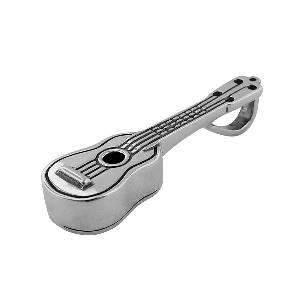 Sterling Silver Ukulele Pendant – Hawaiian Silver Jewelry